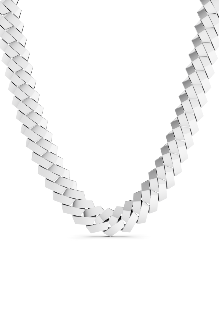 12mm Solid Raised Cuban Chain – Zillionaireindia