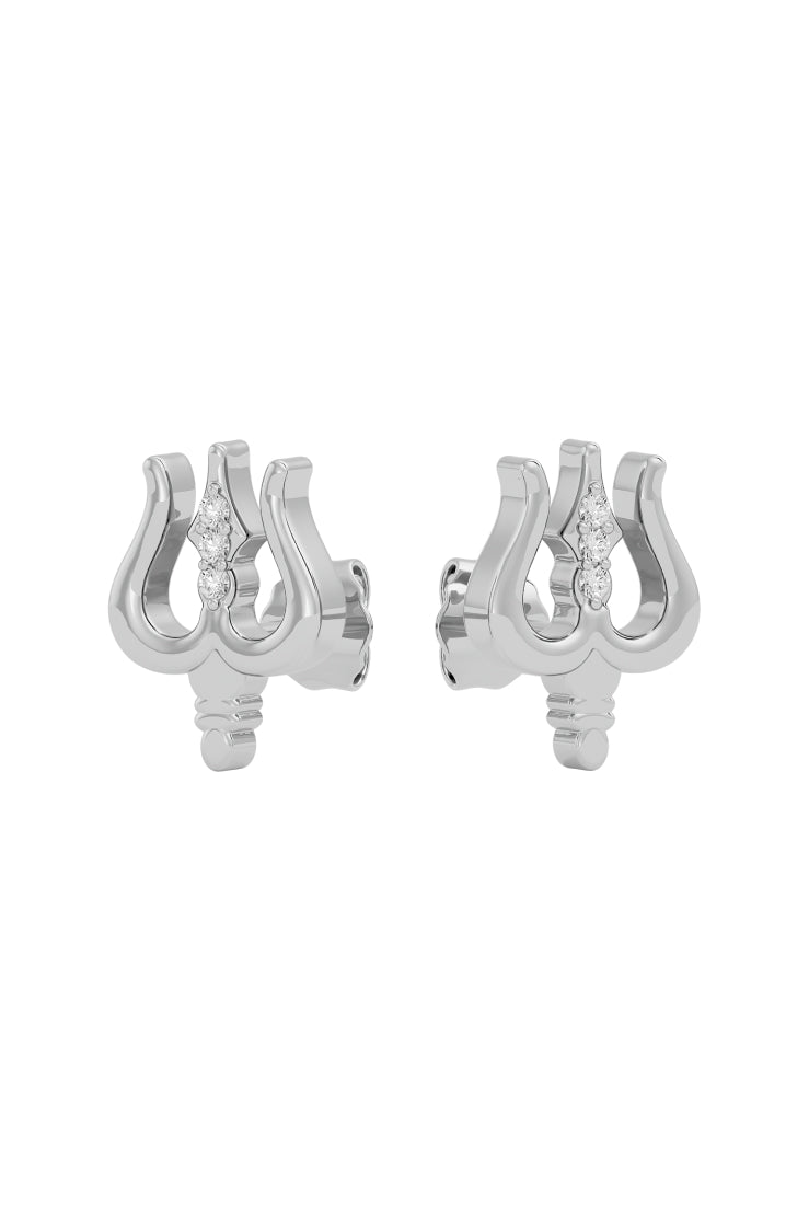 Trishul Stud Earrings – Zillionaireindia
